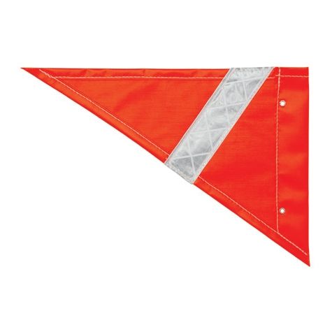 Safety Flag - Triangular Orange With Reflective | Jaybro