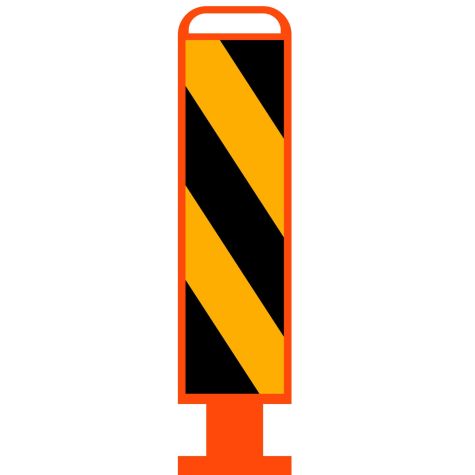 Versikerb Separation Kerb - Left Lane Separator Delineator Paddle ...