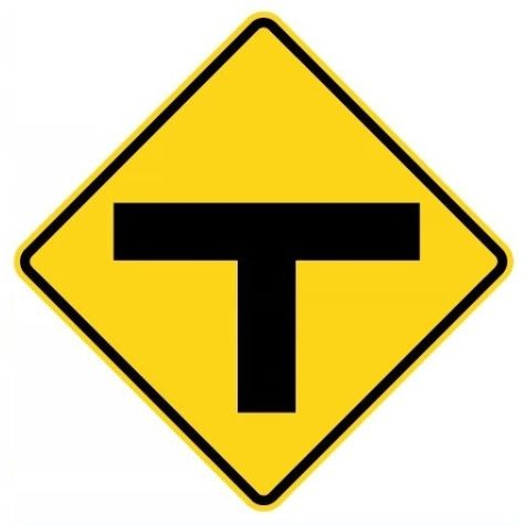 T Intersection Warning Sign (W2-3) | Jaybro