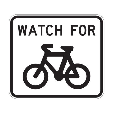 Watch For Bicycles Sign (G9-57) 900 x 800mm | Jaybro
