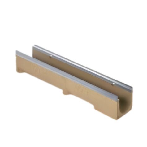 Z1000 100mm Gal Steel Edge Polymer Concrete channel 150mm depth