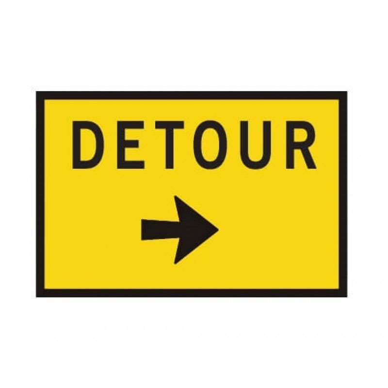 Detour Right (TC1524) QLD Multi Message Sign | Jaybro
