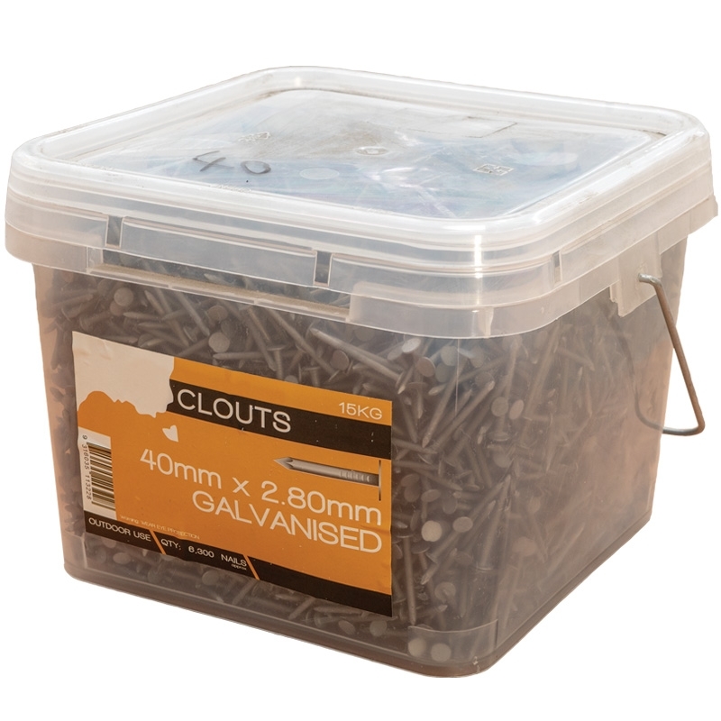 Galvanised Clout Nails | Jaybro