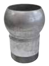 4" 100mm Galvanised Male Bauer To Male BSP | Jaybro