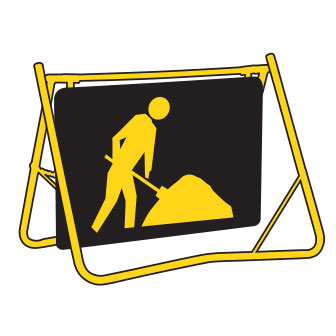 Night Worker (T1-224B) Swing Stand Sign and Frame | Jaybro