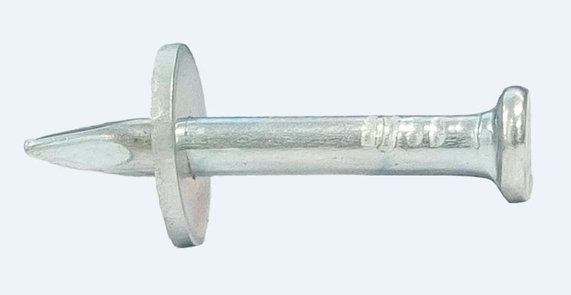 Masonry Nail Mickey Pin 2.5mm x 30mm Washered 500/pk. | Jaybro