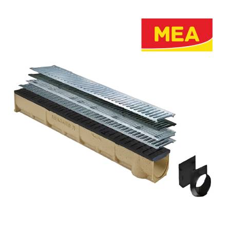 Meagard G200 Channel with Ductile Iron Slotted Grate