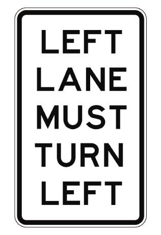 Left Lane Must Turn Left 750x450 | Jaybro