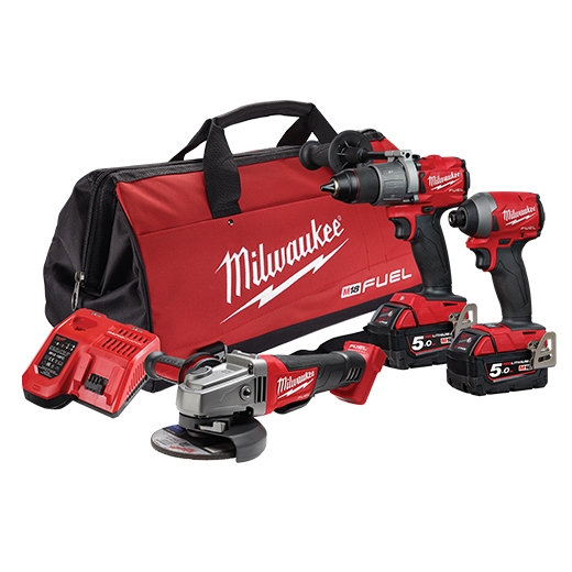 Milwaukee M18 FUEL 3 Piece Power Pack 3A2 | Jaybro