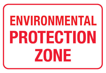 Information Sign - Environmental Protection Zone | Jaybro