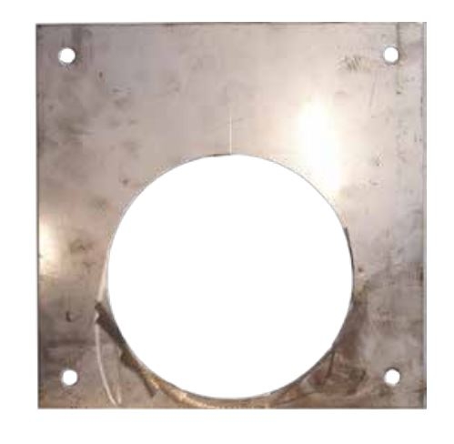 Custom SS Orifice Plate 600 x 600mm | Jaybro