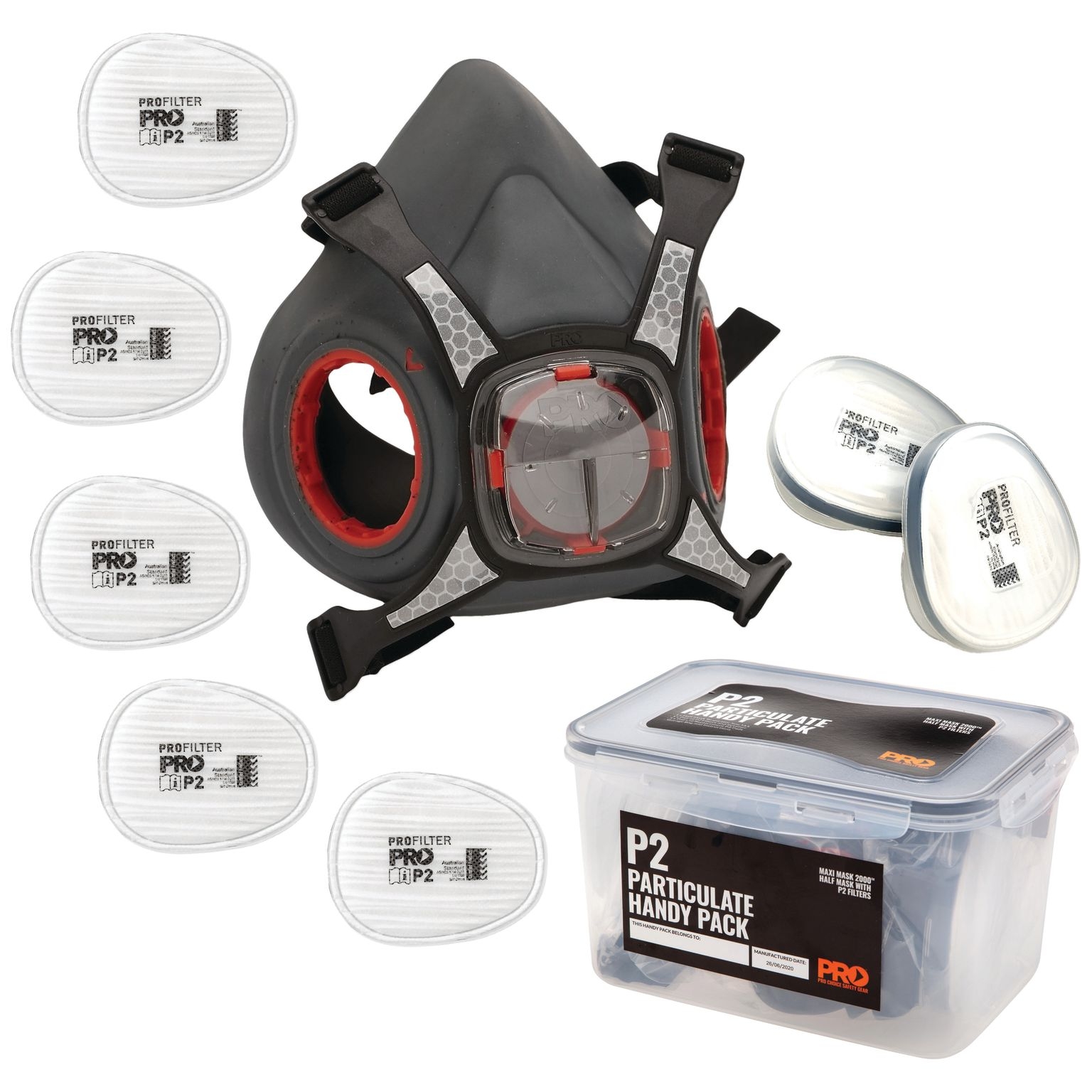 Prochoice Maxi Mask Half Face Respirator - P2 Handy Pack | Jaybro