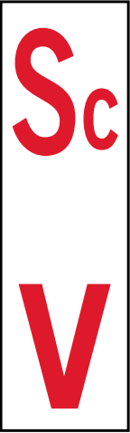 Pole Marker Scv 250 X 75mm Ref Metal Pk 5. | Jaybro