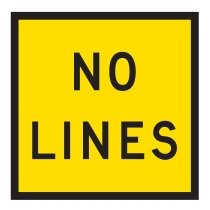 QLD Aluminium Multi Message Sign - No Lines 600x 600mm