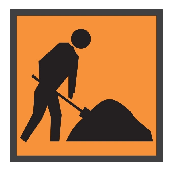 Worker Symbol Queensland Corflute Multi Message Sign | Jaybro