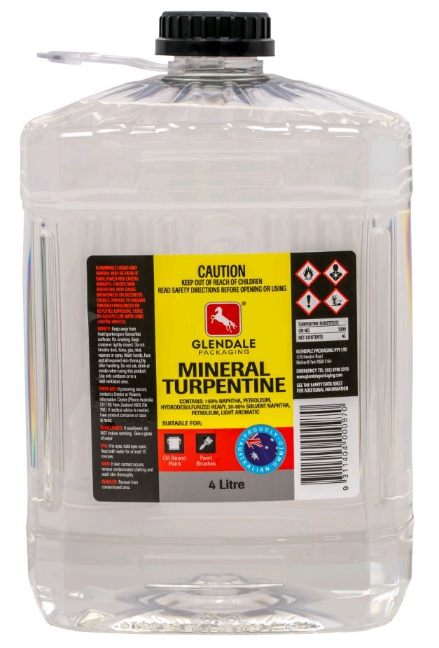 Mineral Turpentine 4L | Jaybro