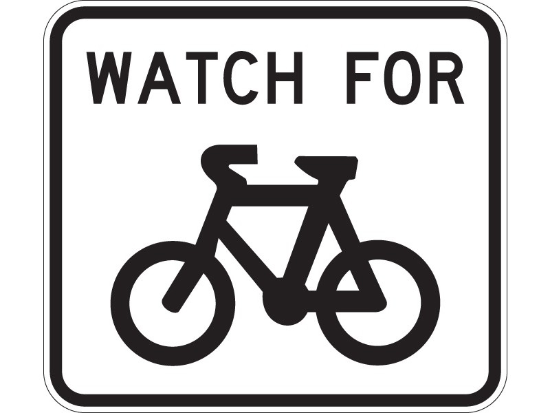 Watch For Bicycles Sign (G9-57) 900 x 800mm | Jaybro
