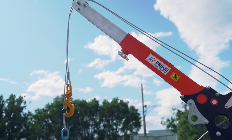 How to use a davit arm and base system for safe trench entry | Jaybro ...