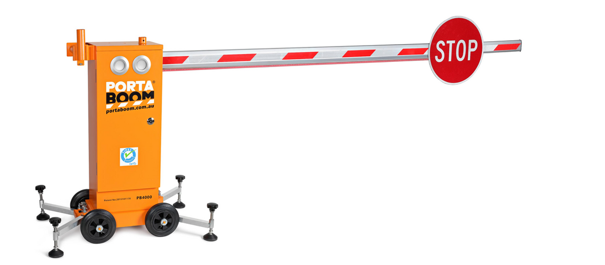 PORTABOOM® Portable Boom Gate – Remote-Controlled Traffic & Access ...